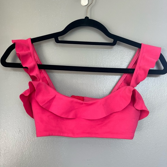 MAJORELLE | Tops | Majorelle Revolve Olga Ruffle Crop Top | Poshmark